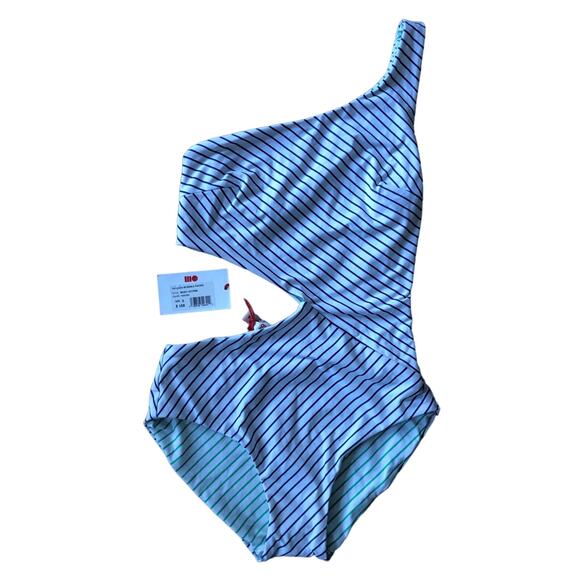 SOLID & STRIPED | Swim | 88 Solid Striped Claudia One Piece Pinstripe ...